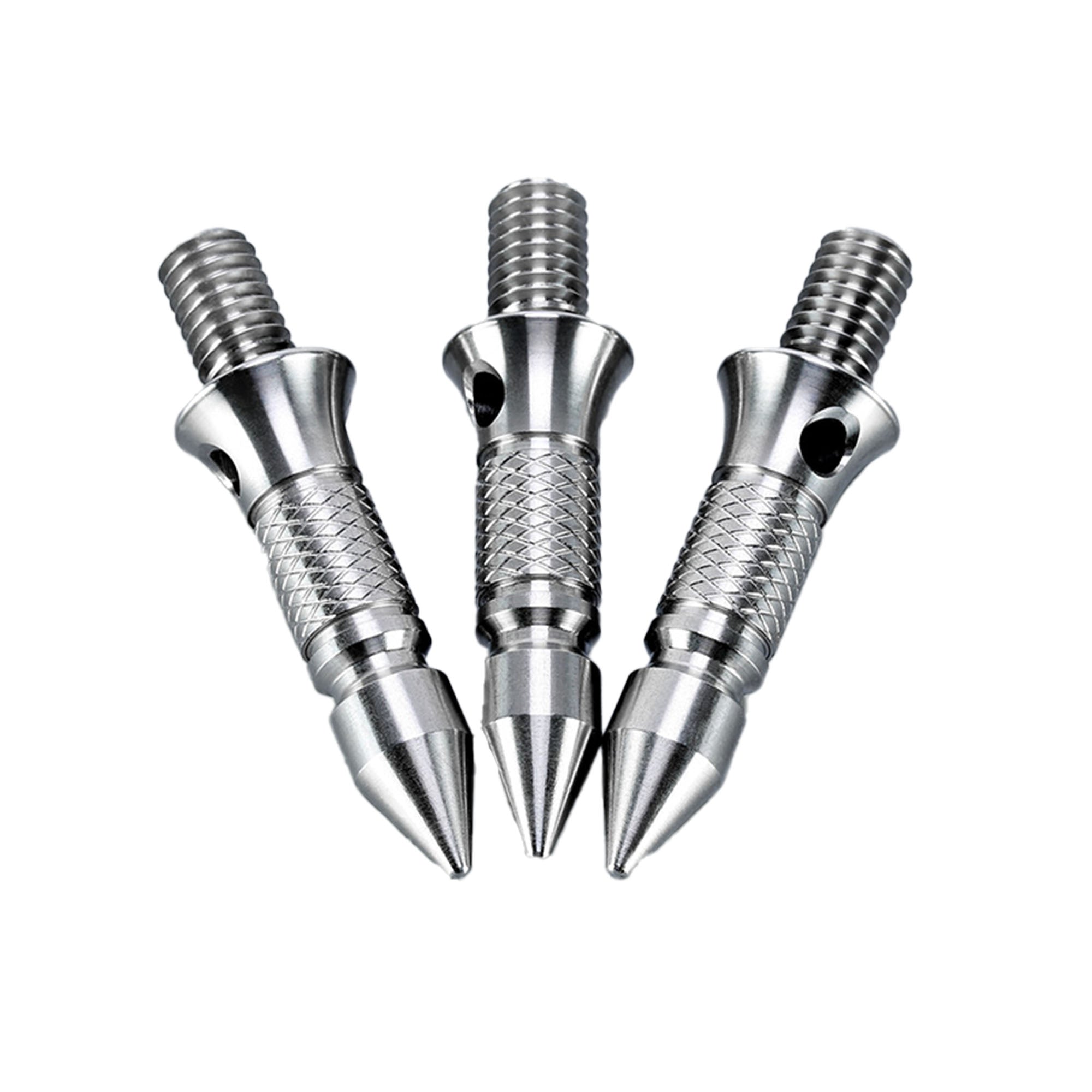 Leofoto TFN Stainless Steel Tripod Spikes for 3/8" Threaded Tripod Legs ...
