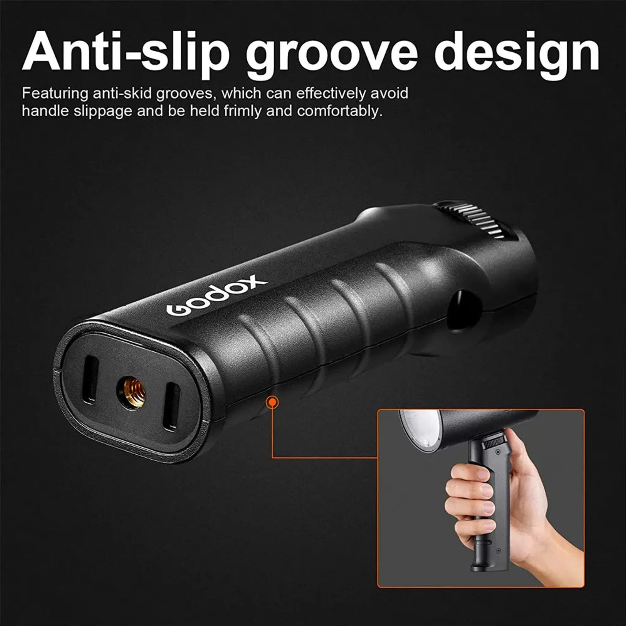 GODOX FLASH GRIP WITH 1/4 INCH SCREW | Dragon Image – Dragon Image Pty Ltd