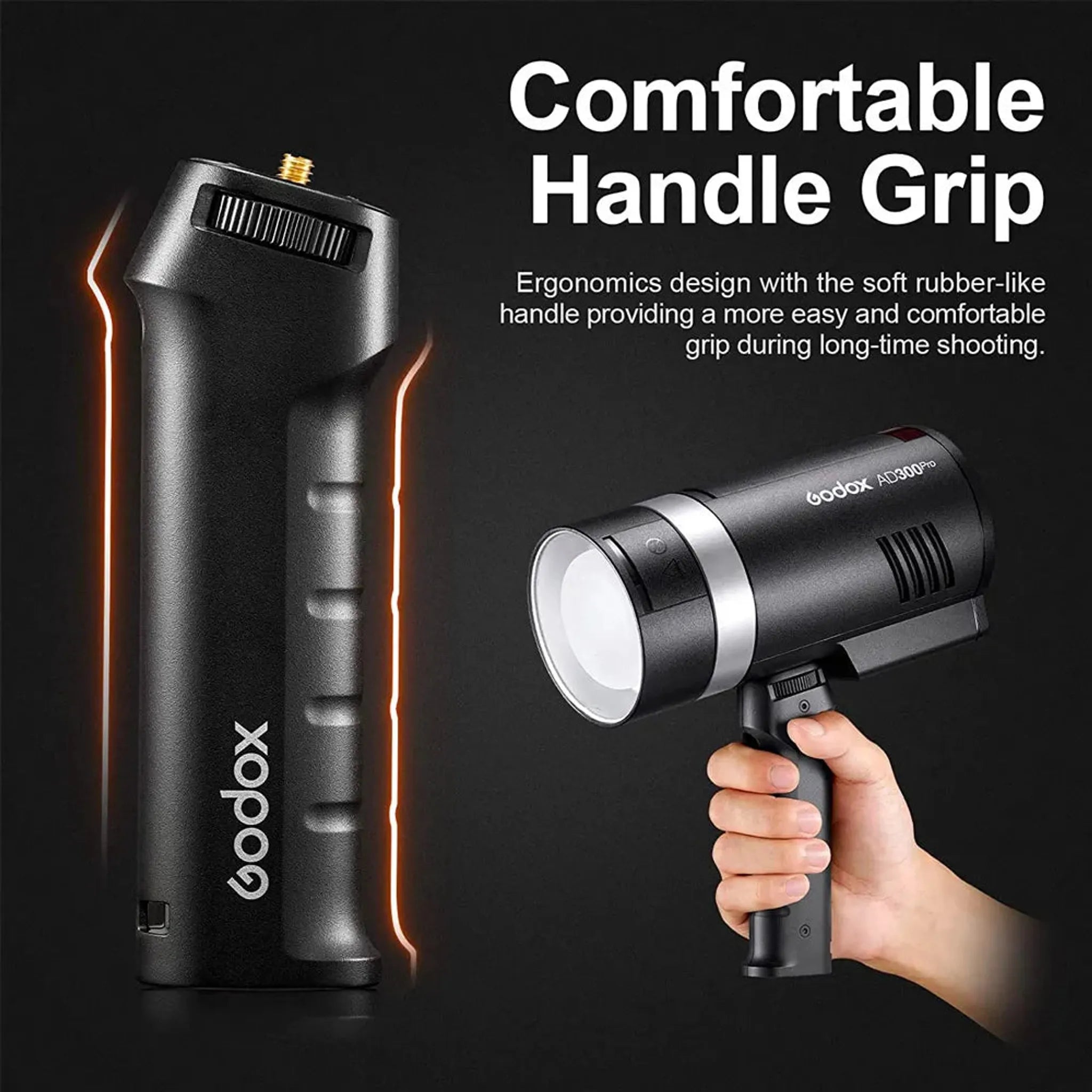 GODOX FLASH GRIP WITH 1/4 INCH SCREW | Dragon Image – Dragon Image Pty Ltd