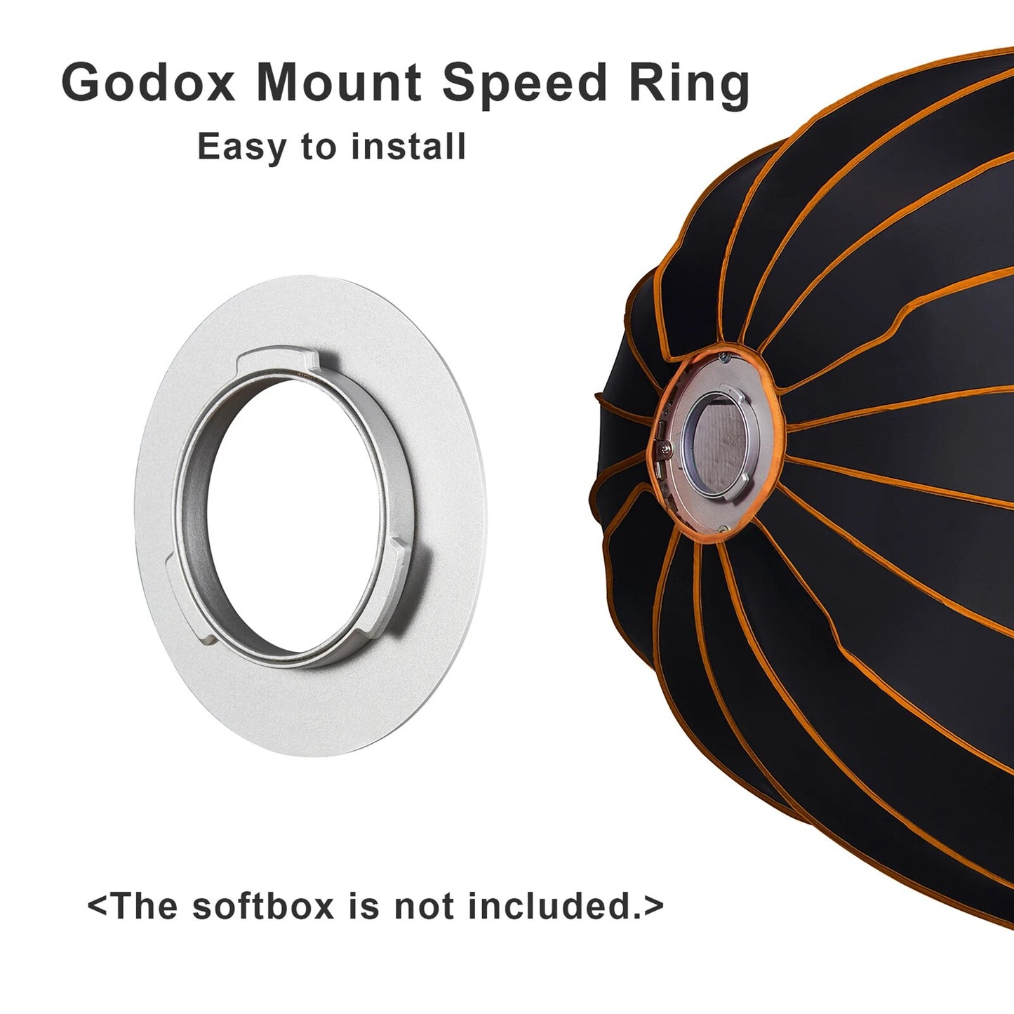 GODOX SA-GD ADAPTOR MOUNT FOR THE QR PARABOLIC SOFTBOXES | Dragon Image ...