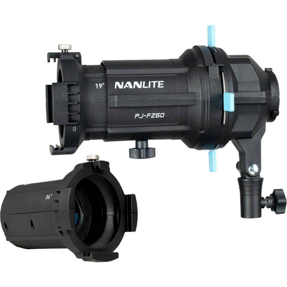 Nanlite Projection Attachment with 19 and 36 degree Lens for Forza FM ...