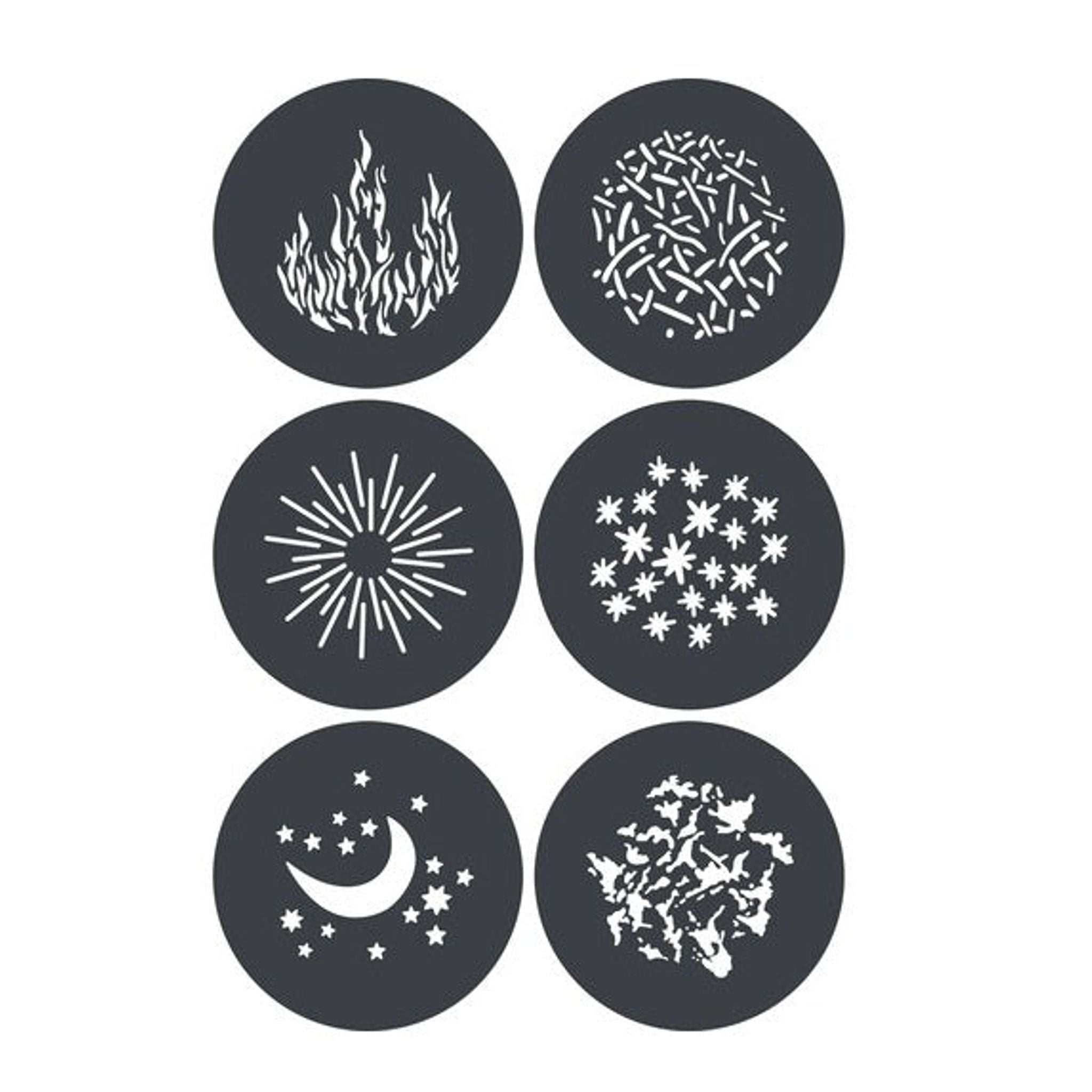 GODOX GP-GS1 GOBO SET FOR MG1200BI SPOTLIGHT MOUNT | Dragon Image ...