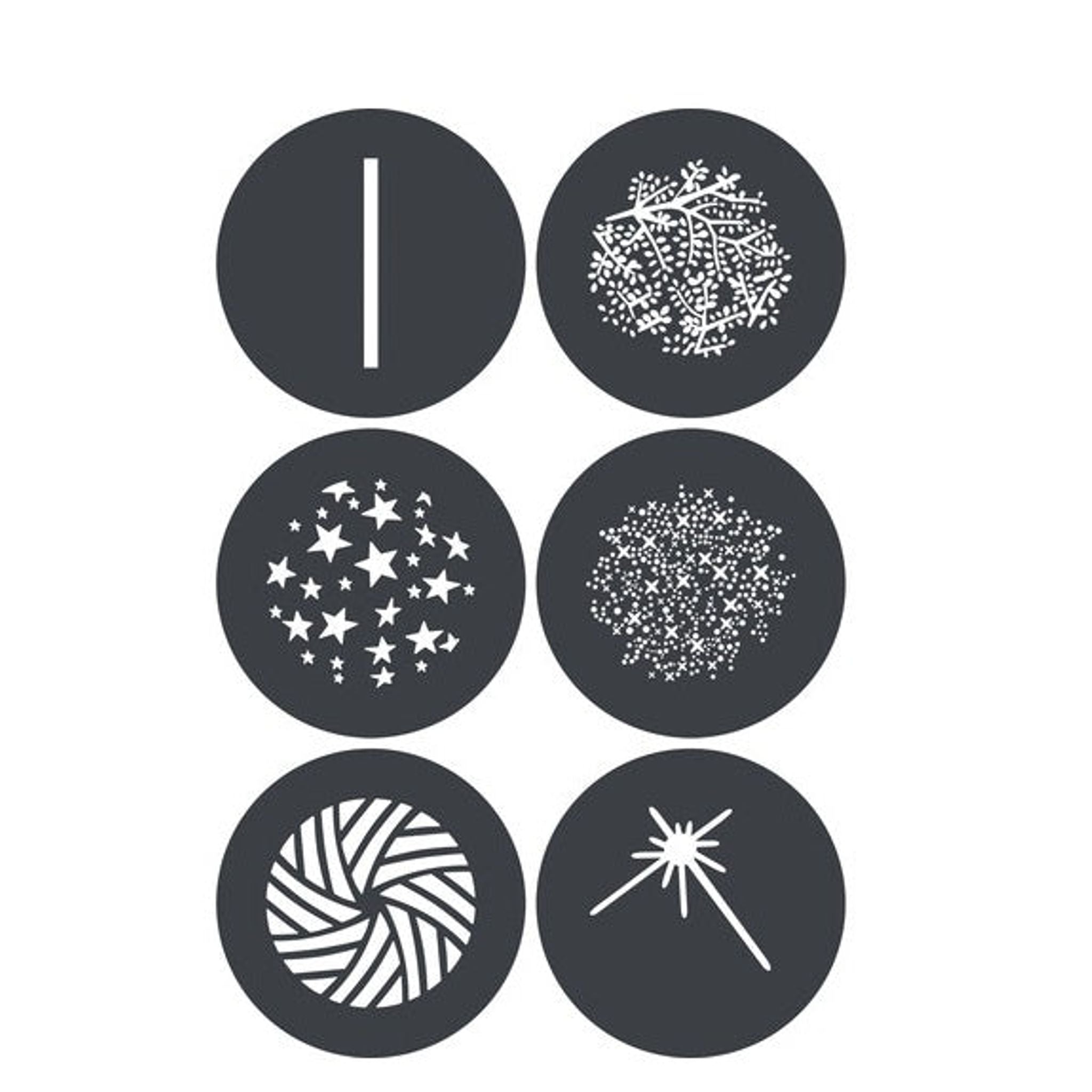 GODOX GP-GS3 GOBO SET FOR MG1200BI SPOTLIGHT MOUNT | Dragon Image ...