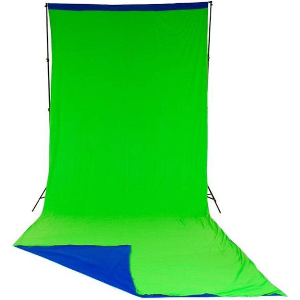 Lastolite Curtain REV Chroma BlGr 3x7m Chromakey Blue & Green | Dragon ...
