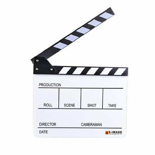 Clapper Board Slate - Black & White Sticks ECB-03 | Dragon Image ...